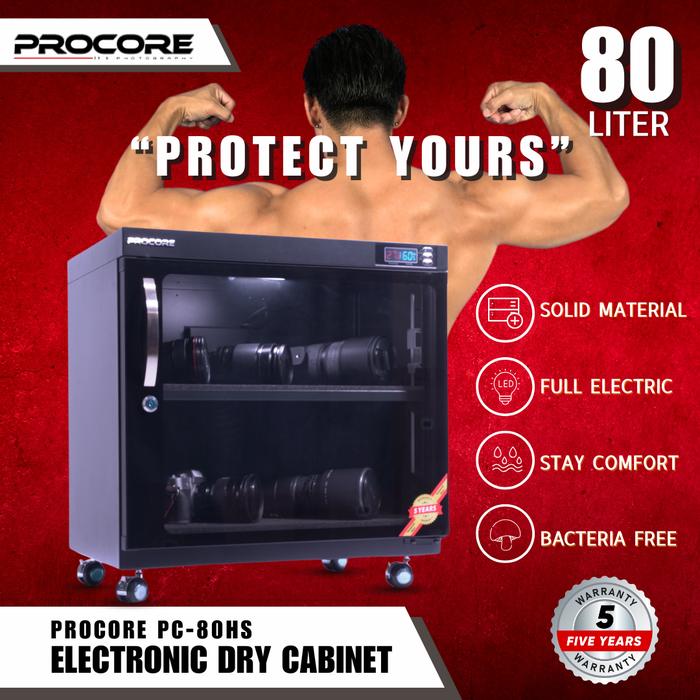 Jual Procore PC-80S 80L Electronic Dry Cabinet - Dry Box Camera - Jakarta Barat - Procore ...