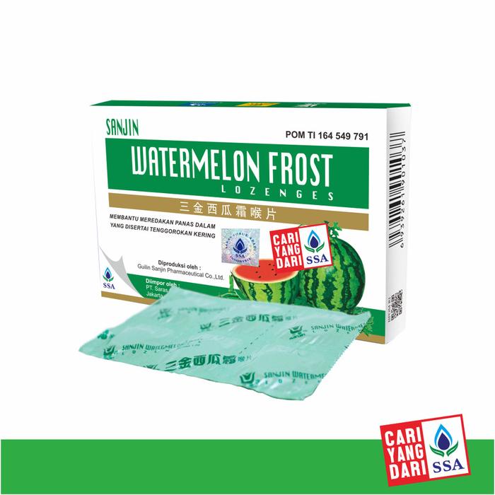 Jual WATERMELON FROST LOZENGES SANJIN PERMEN HISAP SARIAWAN DAN SAKIT ...