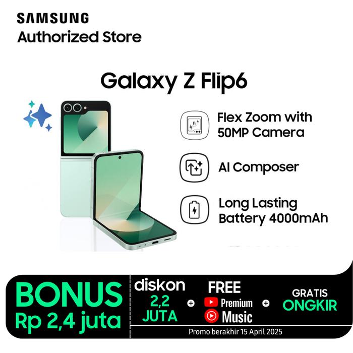 Jual Samsung Galaxy Z Flip 6 5G Z Flip6 5G 12/256GB - Mint - Kota ...
