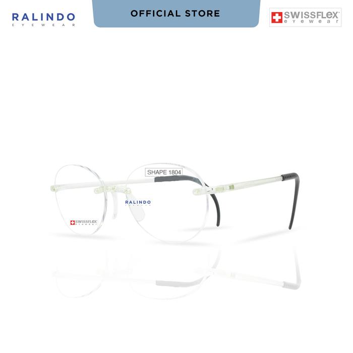 Jual Swissflex Original Classic Rimless - Kacamata Custom Shape 1804 ...