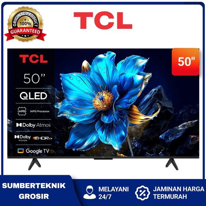 Jual TV TCL 50P7K 50 P7K Qled Smart Google TV 50" Inch 4K UHD - HVA ...