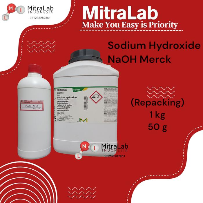 Jual Natrium Hydroxide/ Naoh/soda api merck - 1 kg - Kab. Sleman ...