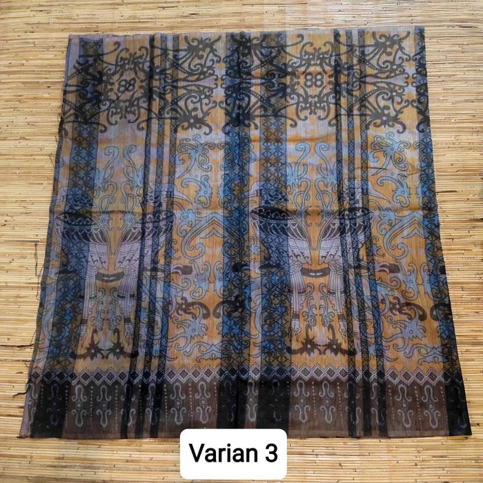 Jual kain tenun seser motif burung enggang dayak kalimantan - varian 3 ...