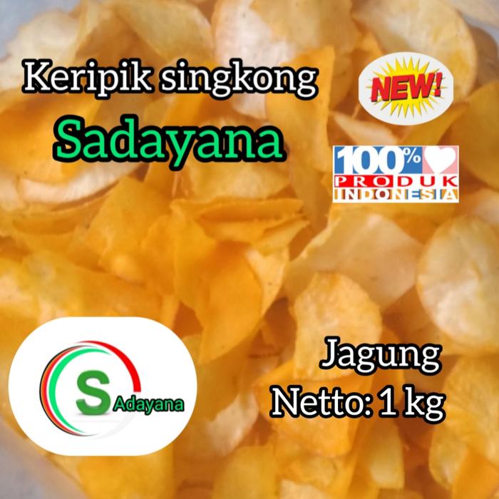 Jual keripik singkong rasa jagung manis 1kg - Kab. Bogor - SadayanaSnack | Tokopedia