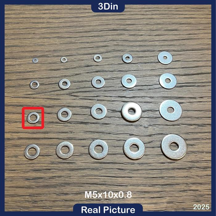 Jual Ring Plat Stainless Steel 304 Washer Plate Ukuran Lengkap Lebar ...