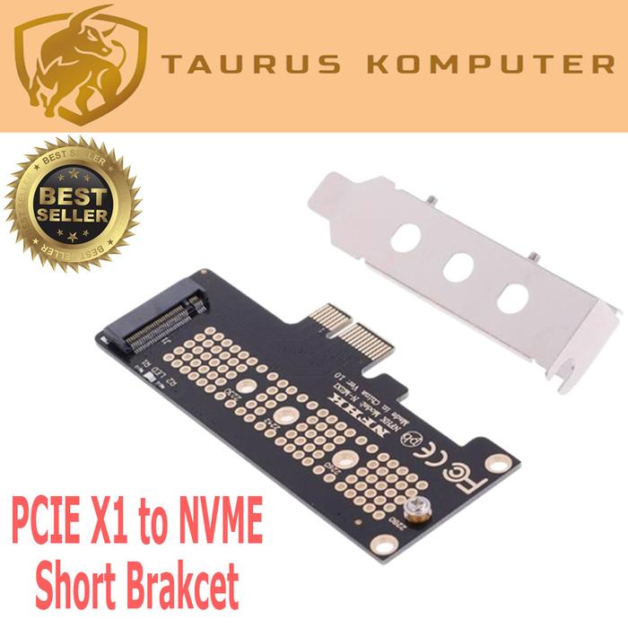 Jual Adapter Adaptor Converter M.2 M2 NVME to PCIE x1 Short Bracket Low ...