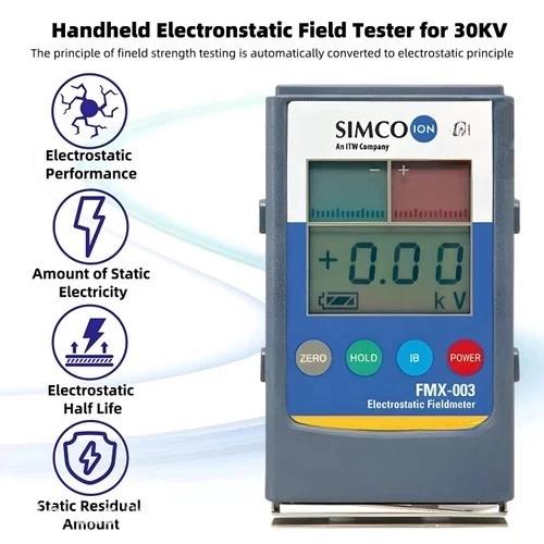 Jual FMX-004 simco fmx004 Electrostatic Field Meter name plat Made in ...