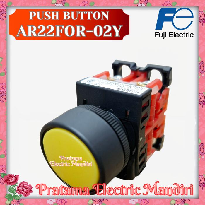 Jual Push Button AR22 FOR-10Y YELLOW Diameter 22mm FUJI ELECTRIC - AR22FOR-02Y - Jakarta Barat ...