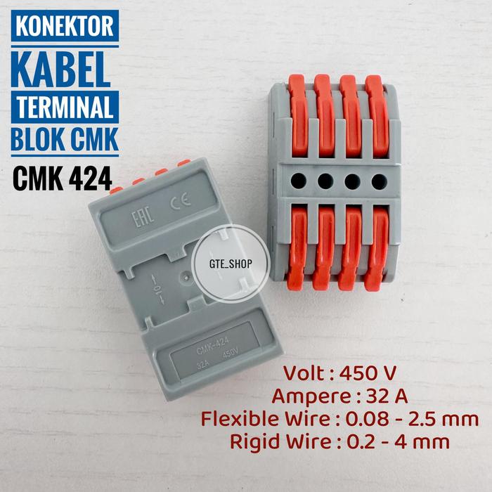 Promo Konektor Kabel listrik Terminal Block Connector CMK Wago ...