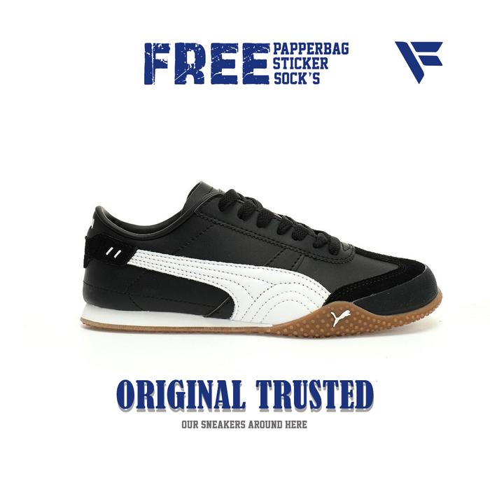 Promo Puma Bella UT Leather Black White Original - 40 - Kota Bandung ...