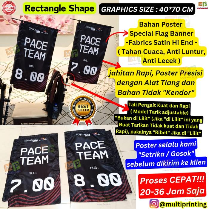 Jual Bendera Promosi + (Human Banner/Bendera Pacer CFD) + Backpack ...