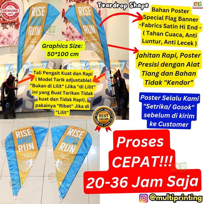 Jual Bendera Promosi + (Human Banner/Bendera Pacer CFD) + Backpack ...