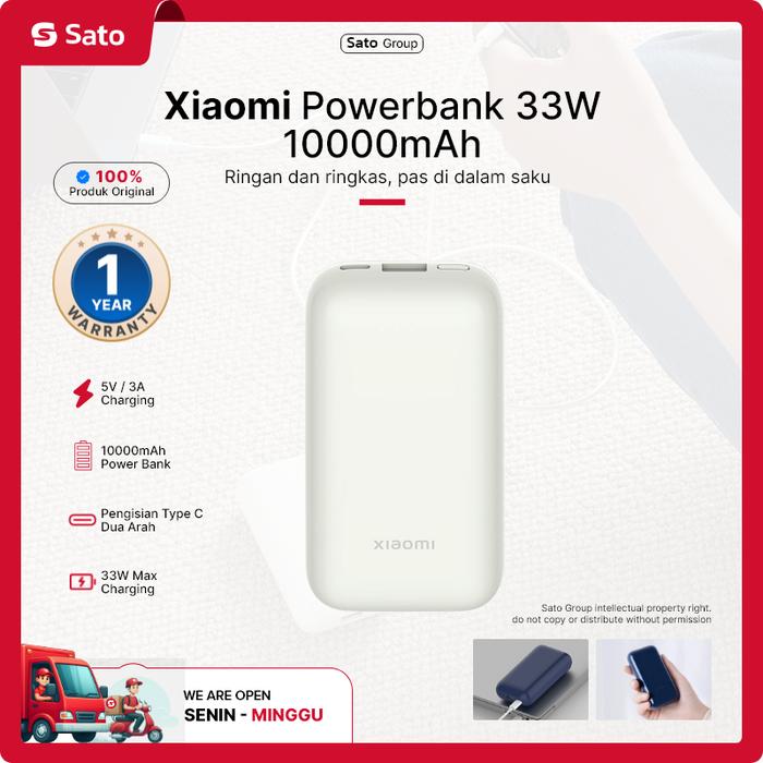 Jual Xiaomi Power Bank 33W 10000mAh Pocket Edition Pro | Ringan dan ...