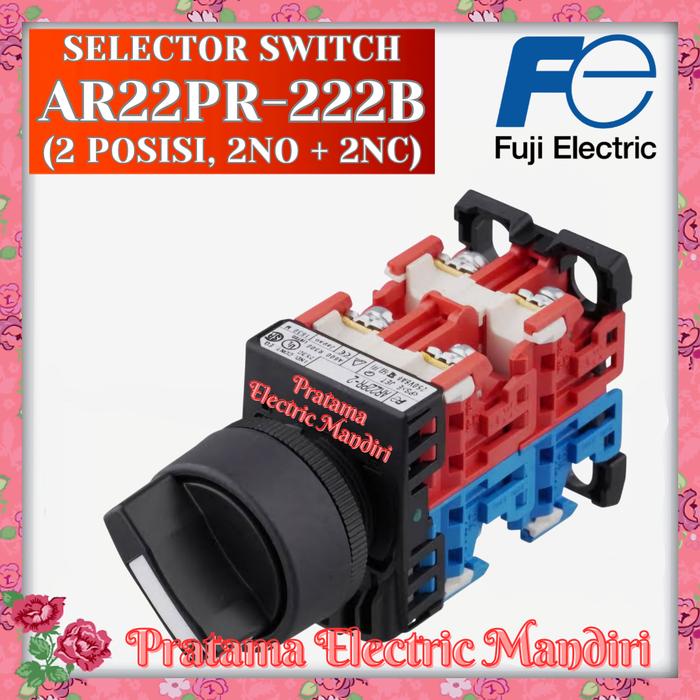 Jual FUJI ELECTRIC SELECTOR SWITCH SELEKTOR 22MM 2 POSISI 2P ON-OFF ...