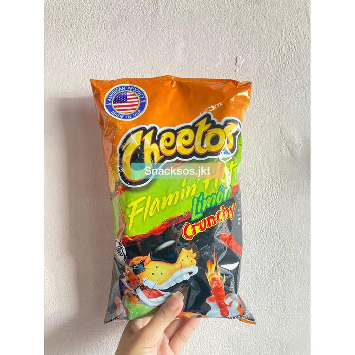 Jual Cheetos Frito Lays Crunchy Cheese / Flamin Hot / Cheddar Jalapeno ...