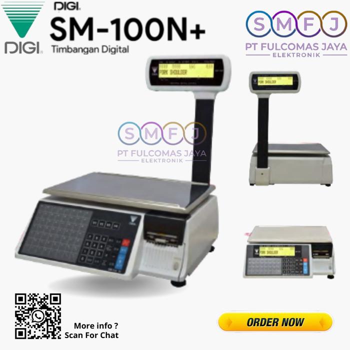 Jual TIMBANGAN BUAH SAYUR PRINT LABEL HARGA DIGI SM100 P - DIGI SM 100 ...