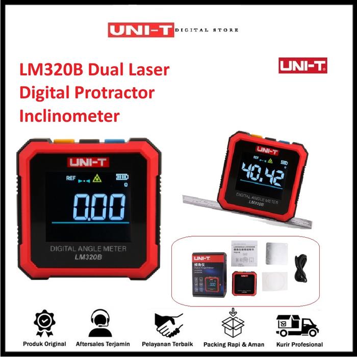 Jual UNI-T LM320F Laser Inclinometer Digital Angel Meter with Absolute ...