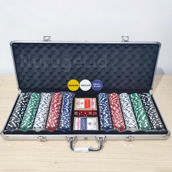 Jual Poker Chip Set ABS Coin + Alumunium Suitcase Texas Holdem Koin ...