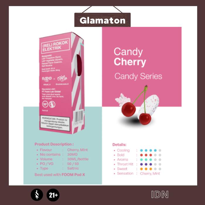 Jual LIQUID FOOM CANDY SERIES SALT 30MG 30ML BY FLOOID x VAPE ON ...