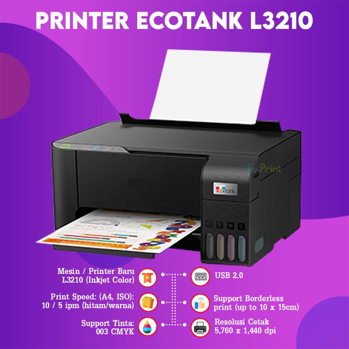 Promo Printer Eco Tank L3216 L3211 L3250 L3251 AIO Multifunctions ...