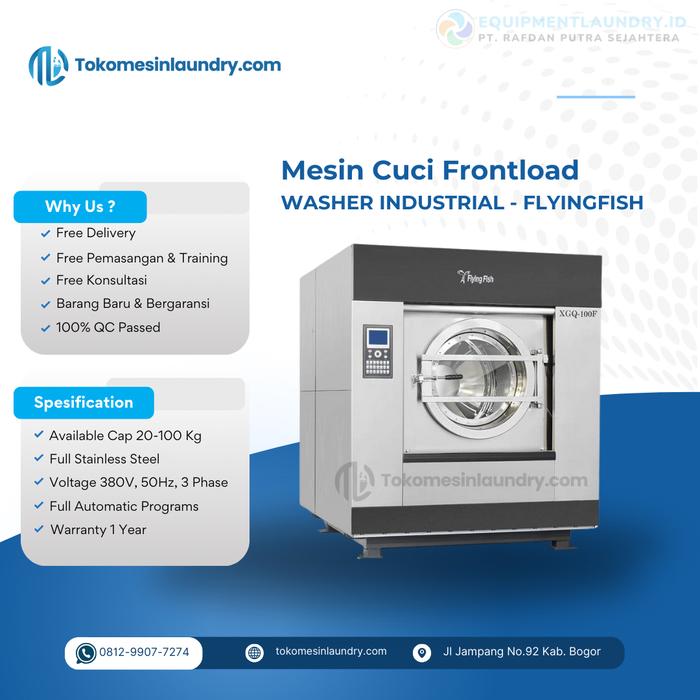 Jual Mesin Cuci / Washer Extractor 30kg 50kg 100kg - Kab. Bogor ...