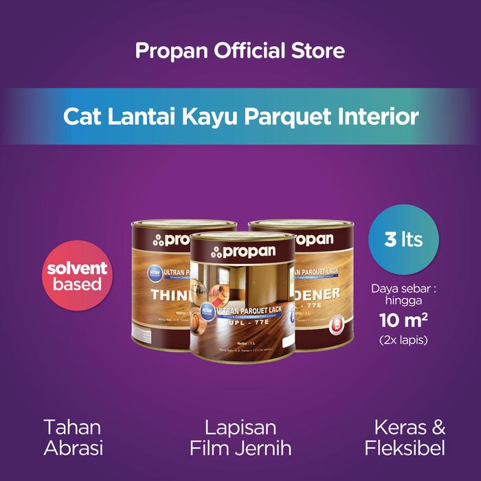 Jual CAT LANTAI KAYU PARQUET ULTRAN UPL-77 E CLEAR -3LITER SET - CLEAR GLOSS - Jakarta Barat ...