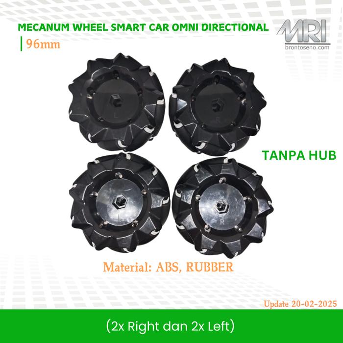 Promo MECANUM WHEEL RODA ROBOT OMNI-DIRECTIONAL OMNI WHEEL 48MM/60MM ...