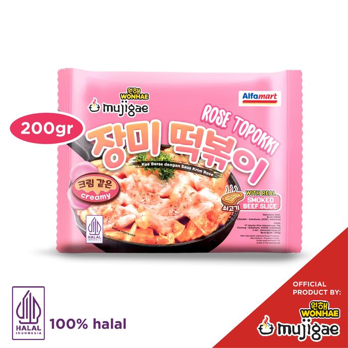 Promo Mujigae Wonhae Rose Topokki 200 gr / Teokbokki Instan / Tokpoki ...