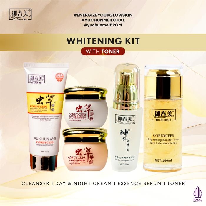 Jual Yu Chun Mei Cordyceps Whitening Kit - PAKET Toner - Jakarta Utara ...