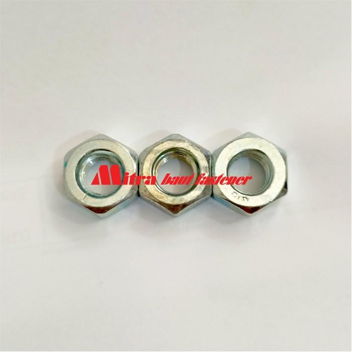Jual 1/4" Mur Besi Putih Nut Hexagon Drat Kasar Inci - Kab. Bekasi ...