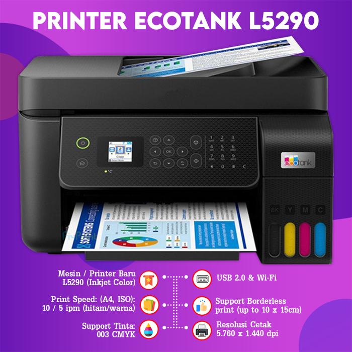 Promo Printer Epson L8050 L5190 Print Scan Copy WiFi All-In-One ...