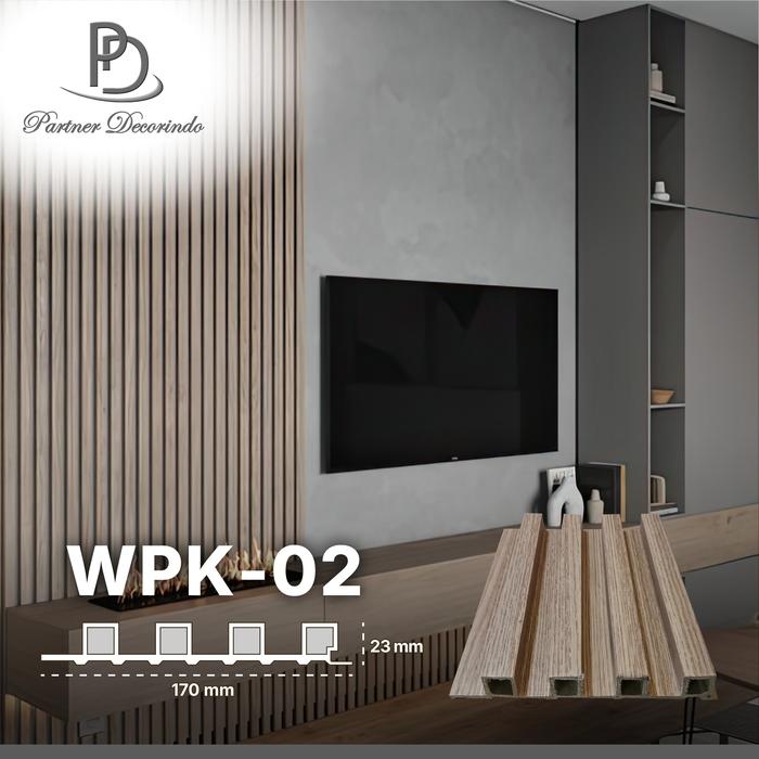 Jual 3D Woodpanel Wood Panel Wallpanel Dinding Bahan WPC PVC Tebal ...