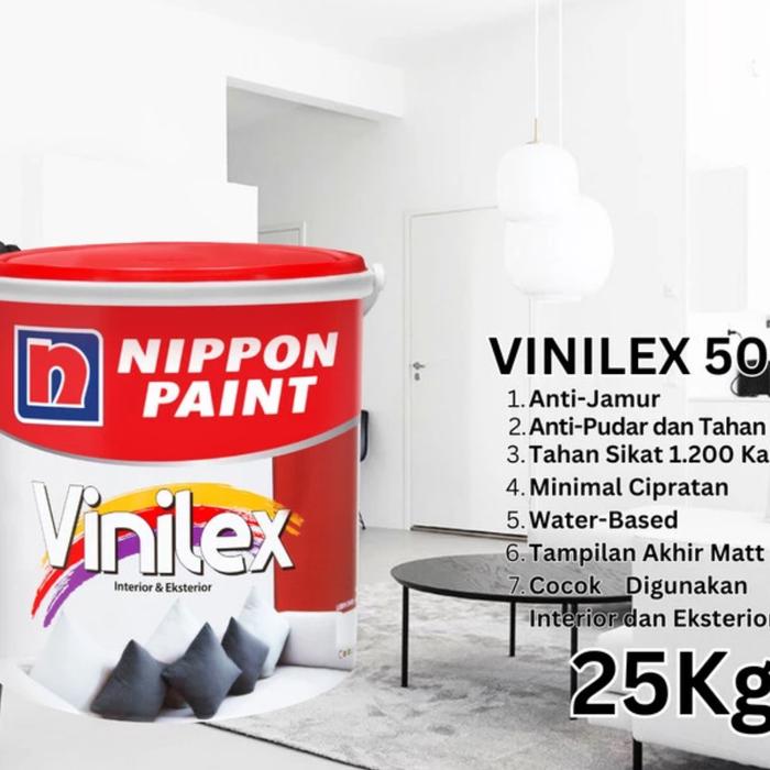 Jual Nippon Paint - Vinilex 5000/Kembang 25kg Cat Interior dan Exterior ...