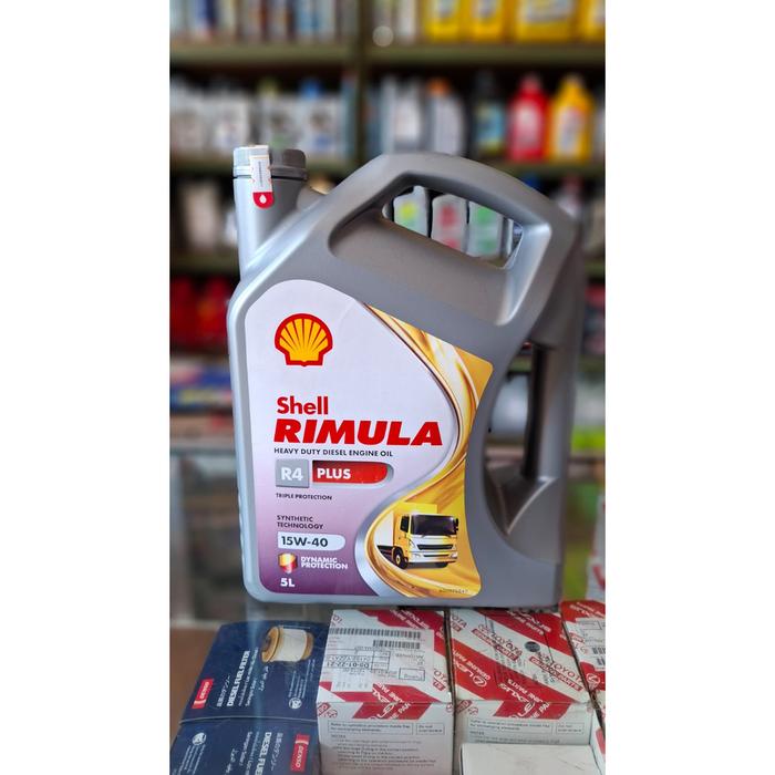 Jual Oli Shell Rimula R4 Plus 15W-40 API CI-4 Untuk Kendaraan Diesel ...