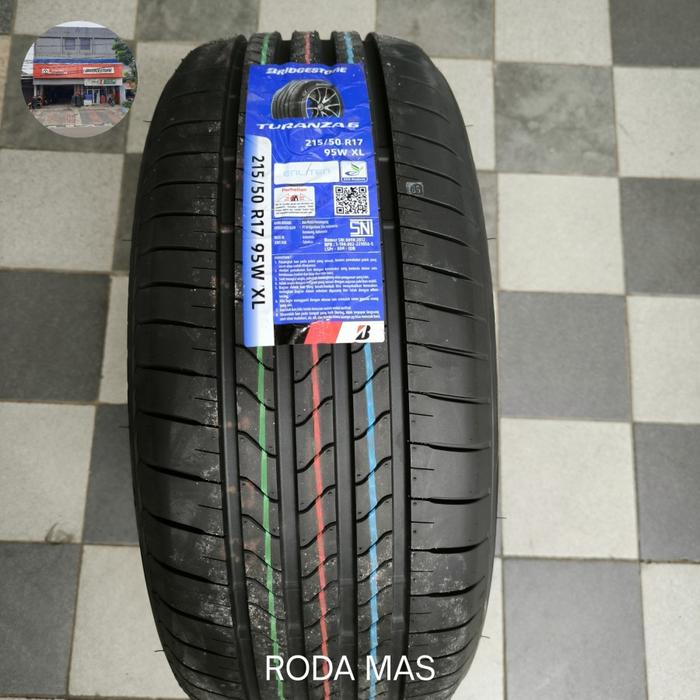 Jual Ban Bridgestone Turanza 6 215/50 R17 (Ban Civic Turbo) - Jakarta ...