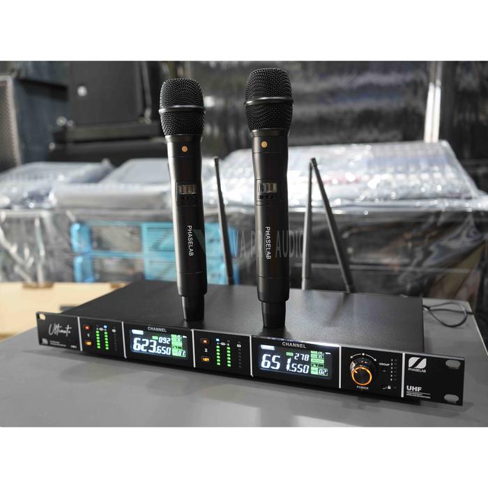 Jual Microphone wireless phaselab ultimate mic handheld - 2mic - Kota ...