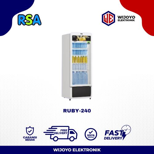 Jual RSA Display Cooler Ruby 240 / Pendingin Minuman Showcase Chiller ...