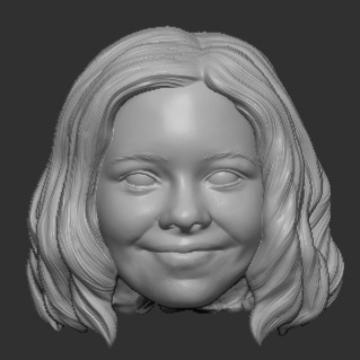 Jual Headsculpt HS Head Wednesday Enid Sinclair Emma Myers Netflix Muff ...