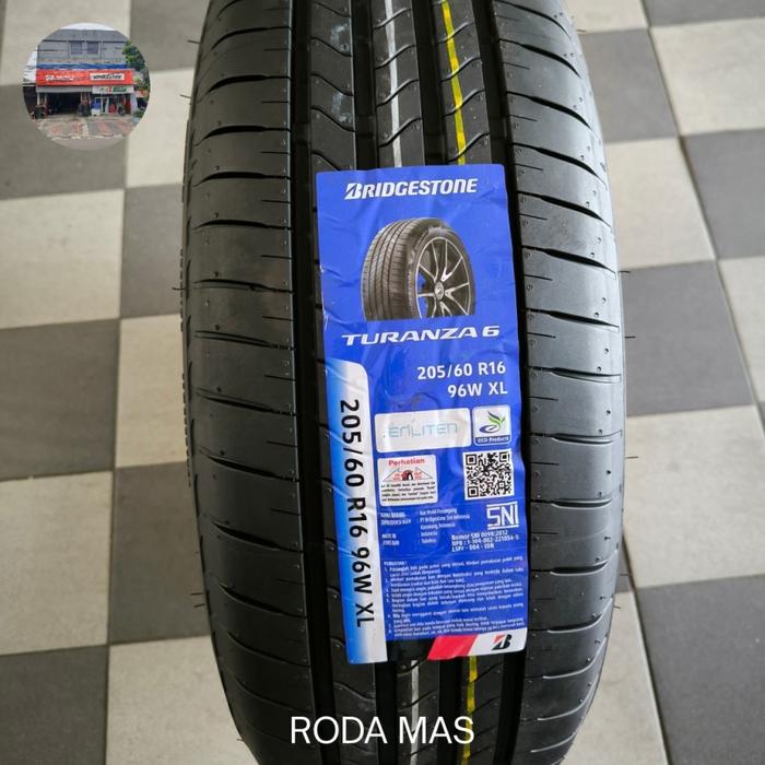 Jual Ban Bridgestone Turanza 6 205/60 R16 (Ban Ecosport,Voxy,Biante,SX4 ...