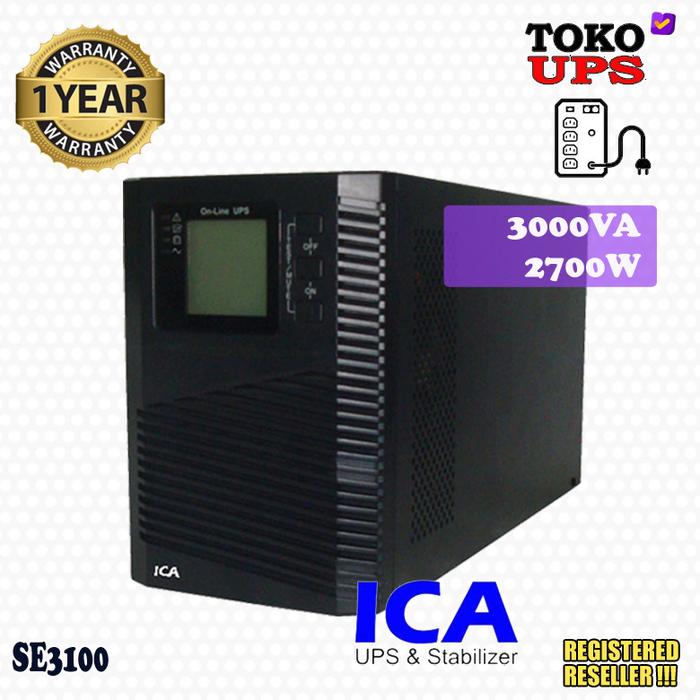 Promo UPS ICA SE3100 SE 3100 3000VA/2700W UPS Online LCD - Unit Cicil 0 ...