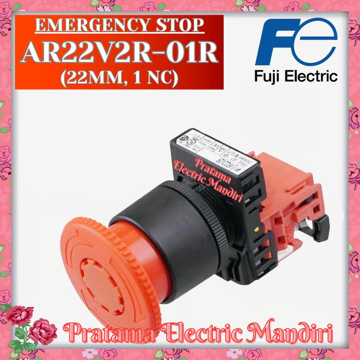 Jual FUJI ELECTRIC EMERGENCY STOP 22MM AR22V2R-01R AR22V2R-10R AR22V2R ...
