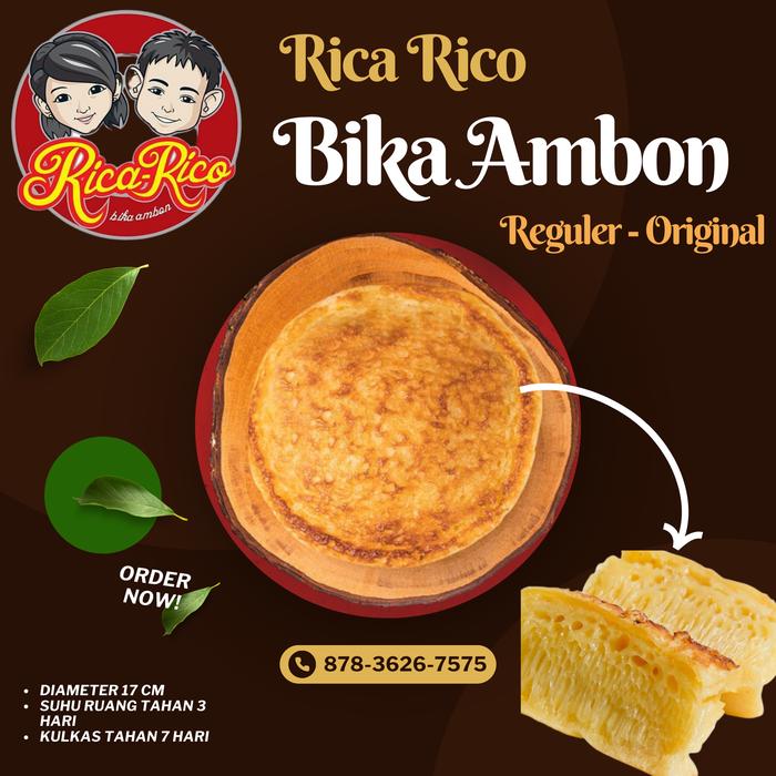 Jual BIKA AMBON RICA RICO - Pandan - Original - Mini Bika Ambon ...