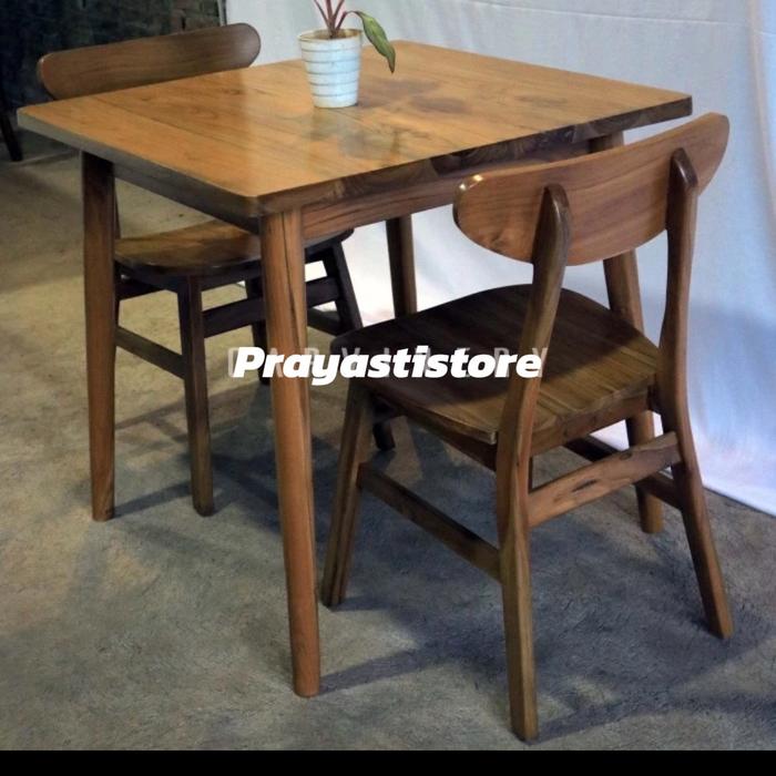 Jual set meja makan minimalis 2 kursi meja makan cafe minimalis 2 kursi ...