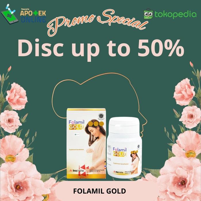 Jual FOLAMIL GOLD 30 KAPSUL Vitamin Ibu Hamil - Kota Tangerang - Apotek ...