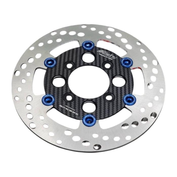 Jual Disc Brake Piringan Cakram Swit Carbon 220mm Universal Original ...