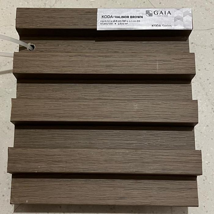 Jual WPC Wall Panel Dinding Kayu Kisi Kisi Gaia Koda Series - GERMAN ...
