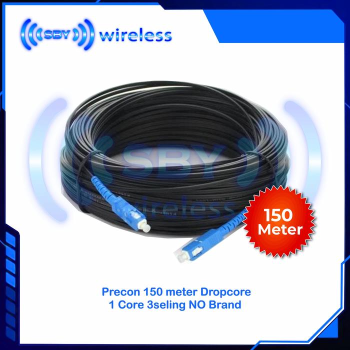 Jual Kabel FO Precon 150 meter Dropcore 1 Core 3seling 150m Fiber Optik ...
