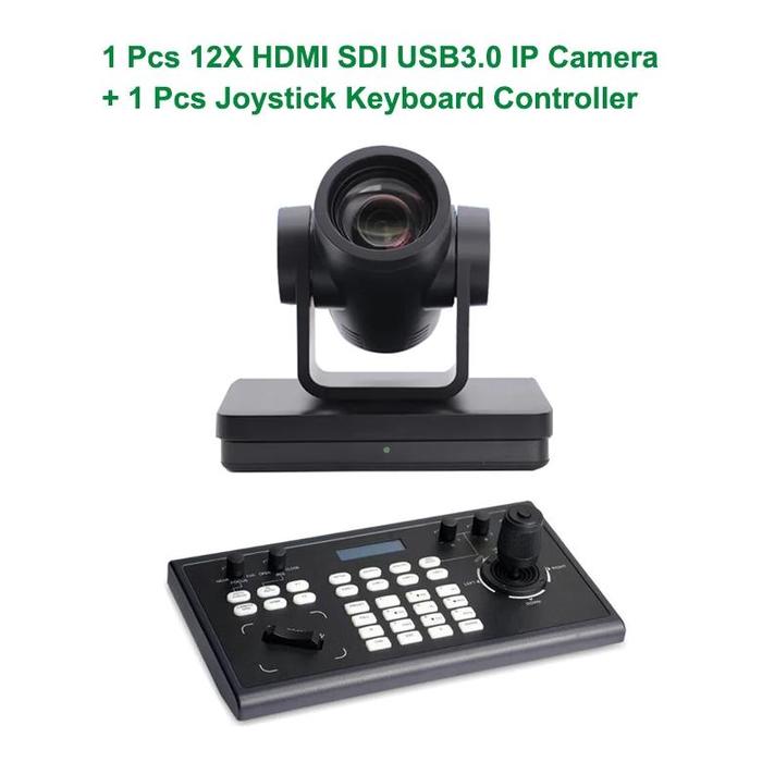 Jual Controller Joystick Keyboard Control and PTZ Camera POE 12x Zoom ...