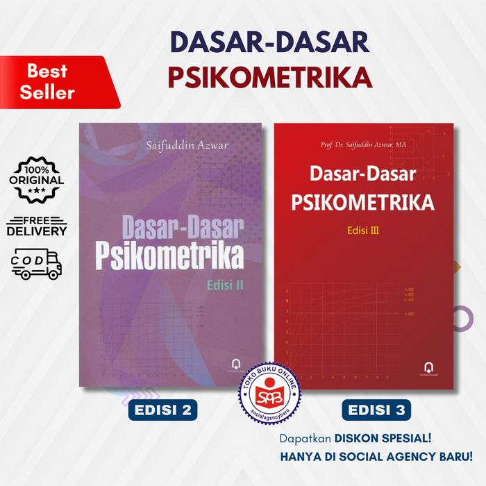 Promo Dasar-Dasar Psikometri (Psikometrika) Edisi 2 - Syaifuddin Azwar ...