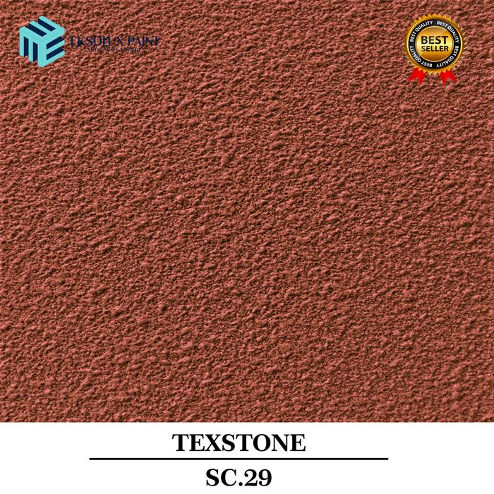Promo Cat Tembok Tekstur Kamprot Pasir TEXSTONE Tipe SC 16 Berat 25 kg ...